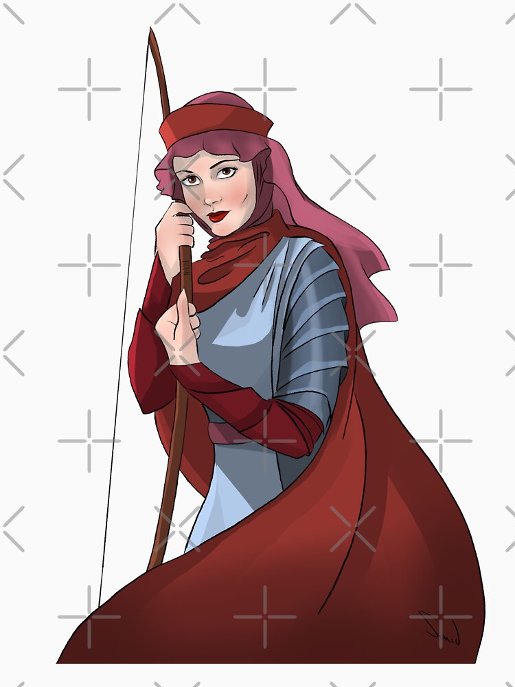 "Lady Marian" T-shirt by HARETONart | Redbubble