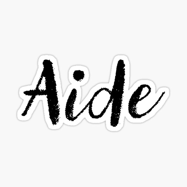 "Aide - Cute Girl Names For Wife Daughter" Sticker for Sale by ...