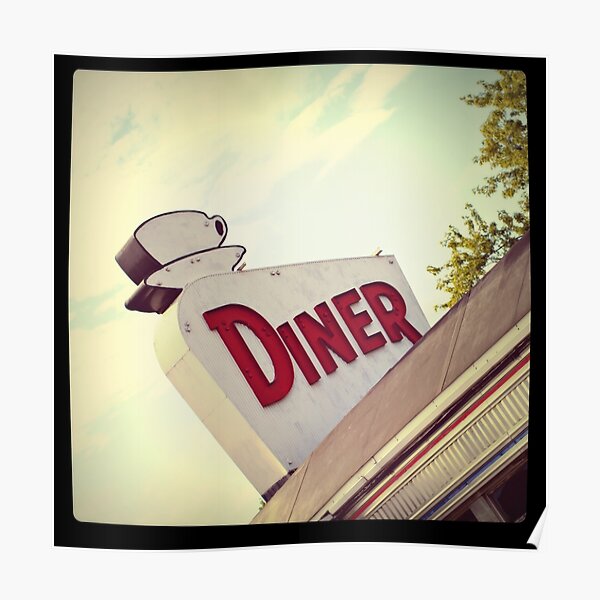 Retro Diner Posters | Redbubble