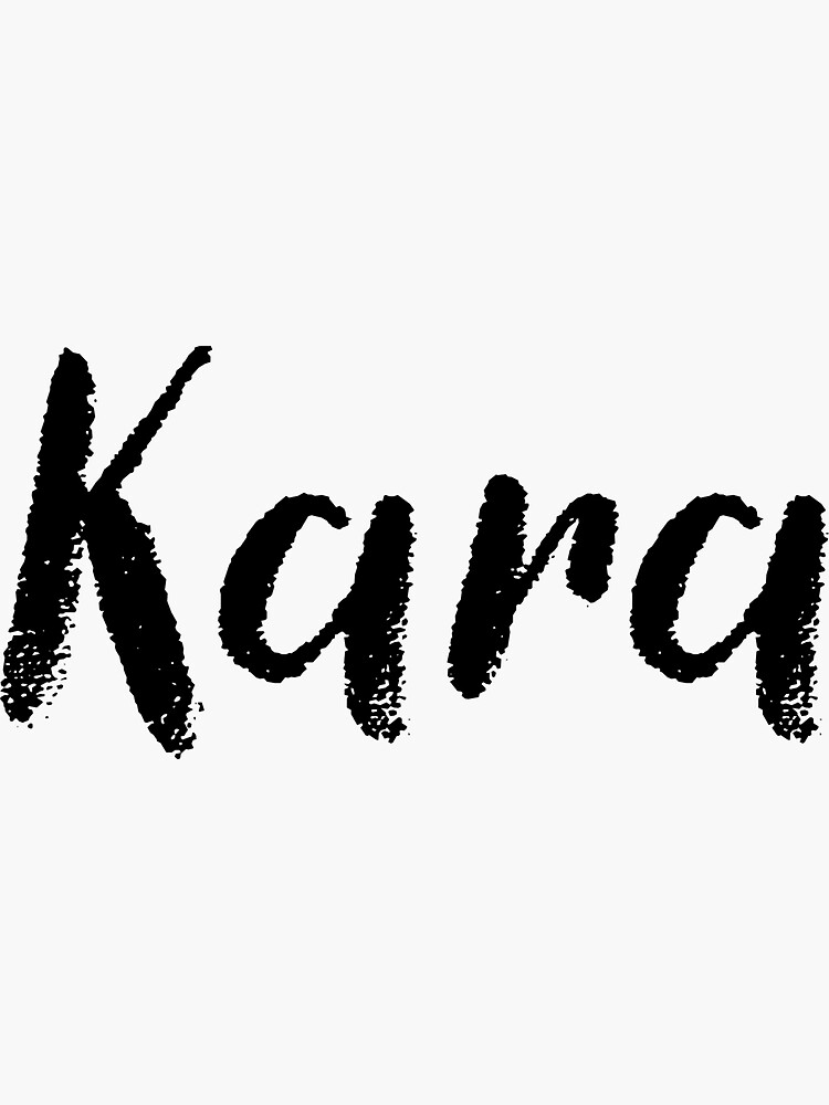 "Kara - Name Stickers Tees Birthday" Sticker for Sale by klonetx ...