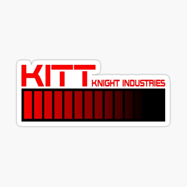 "KITT - Knight Rider" Sticker for Sale by BerksGraphics | Redbubble