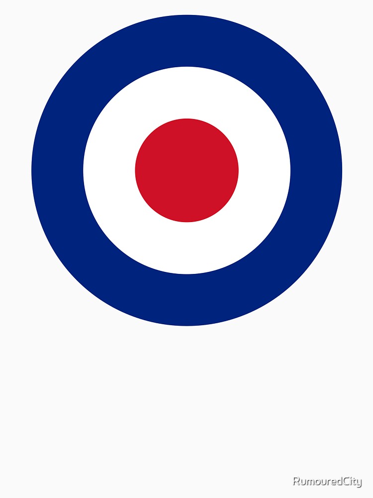 "Classic RAF British Roundel (Mod Target)" T-shirt for Sale by ...