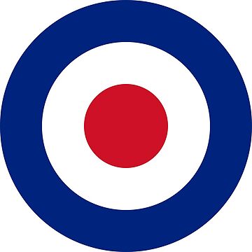"Classic RAF British Roundel (Mod Target)" Sticker for Sale by ...
