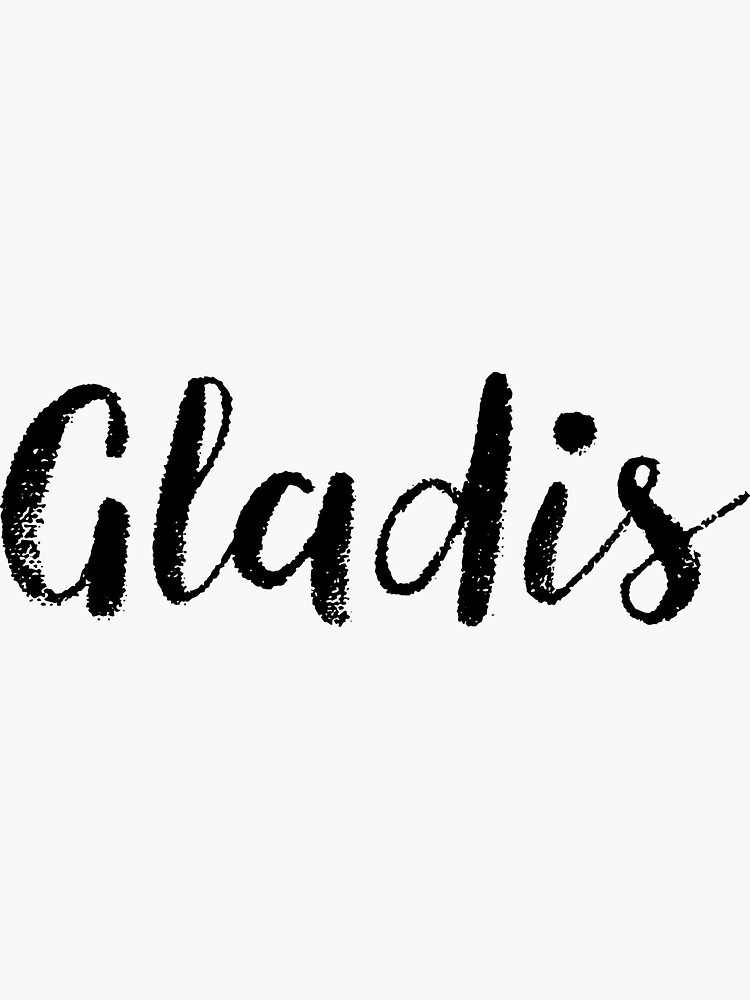 "Gladis - Custom Wife Daughter Girl Stickers Shirts" Sticker for Sale ...