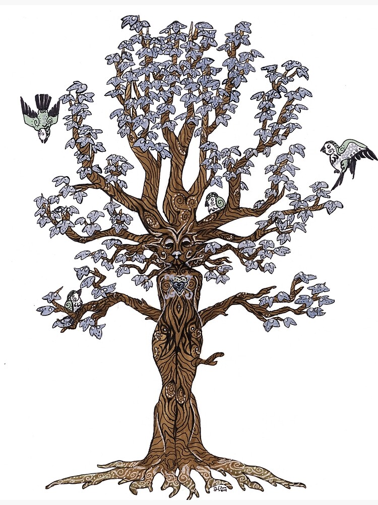"Silver Leaf Dryad" Poster for Sale by CHeMnICORn | Redbubble