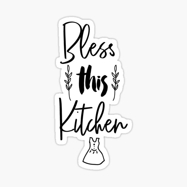 "Kitchen" Sticker for Sale by ArtByNikola | Redbubble