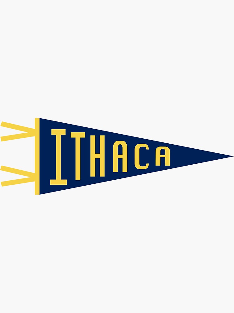 "Ithaca College" Sticker for Sale by madeline-thomas | Redbubble