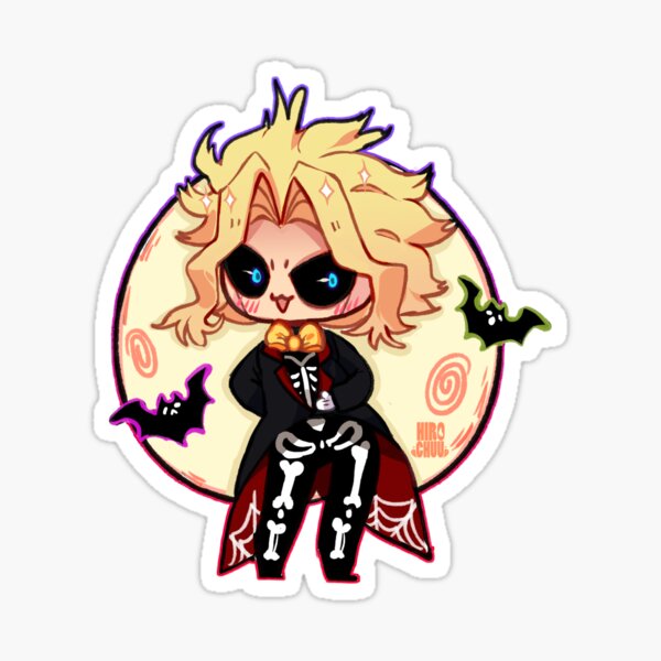 "Halloween All Might" Sticker by Hirochuu | Redbubble