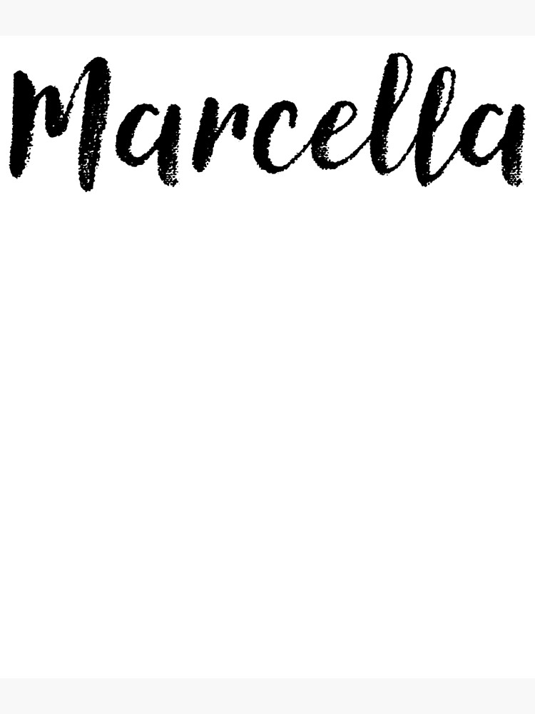 "Marcella - Name Stickers Tees Birthday" Framed Art Print for Sale by ...