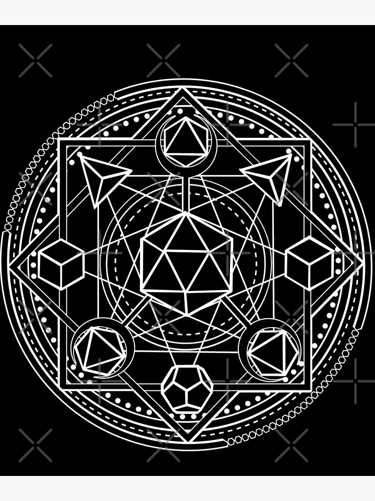 "Dice Magic Circle " Art Print for Sale by saintash | Redbubble