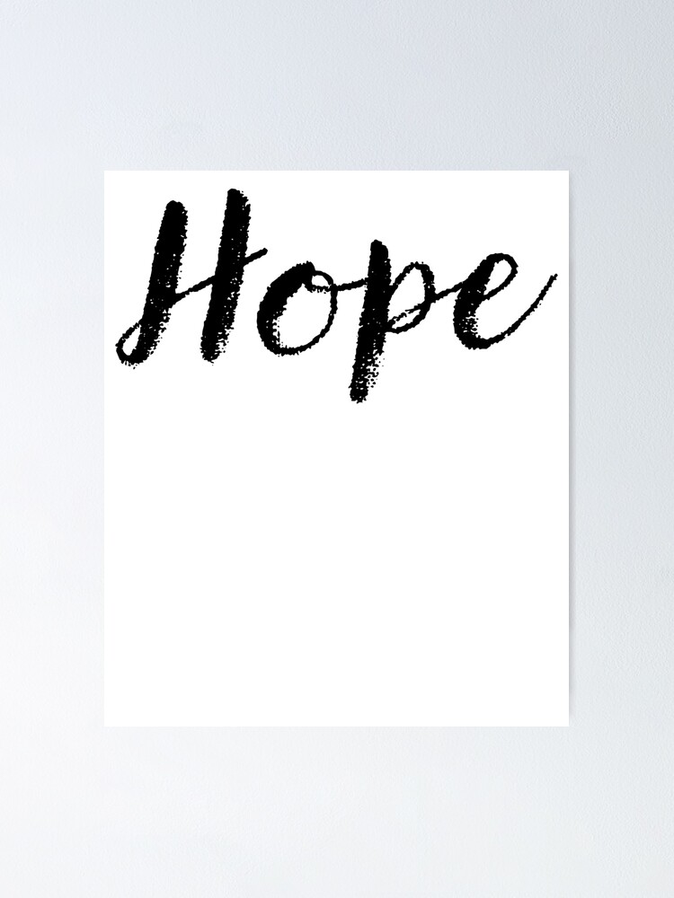 "Hope - Name Stickers Tees Birthday" Poster by klonetx | Redbubble