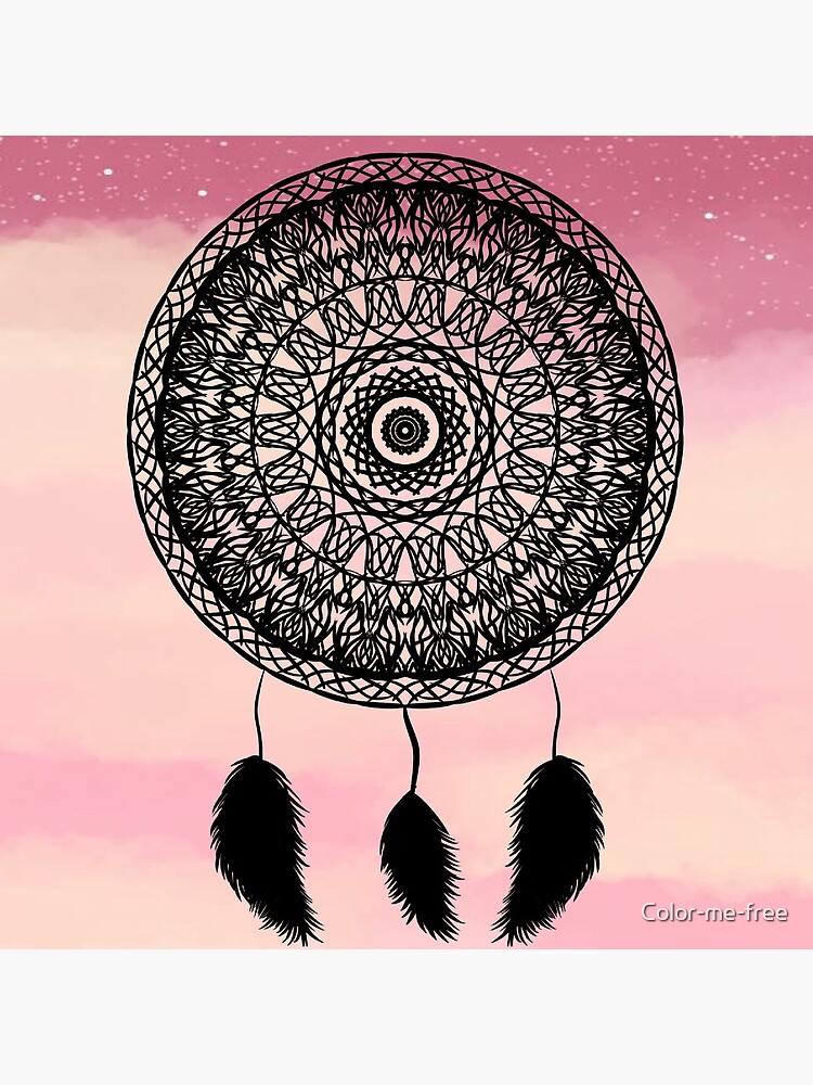 "Mandala dream catcher" Poster by Color-me-free | Redbubble