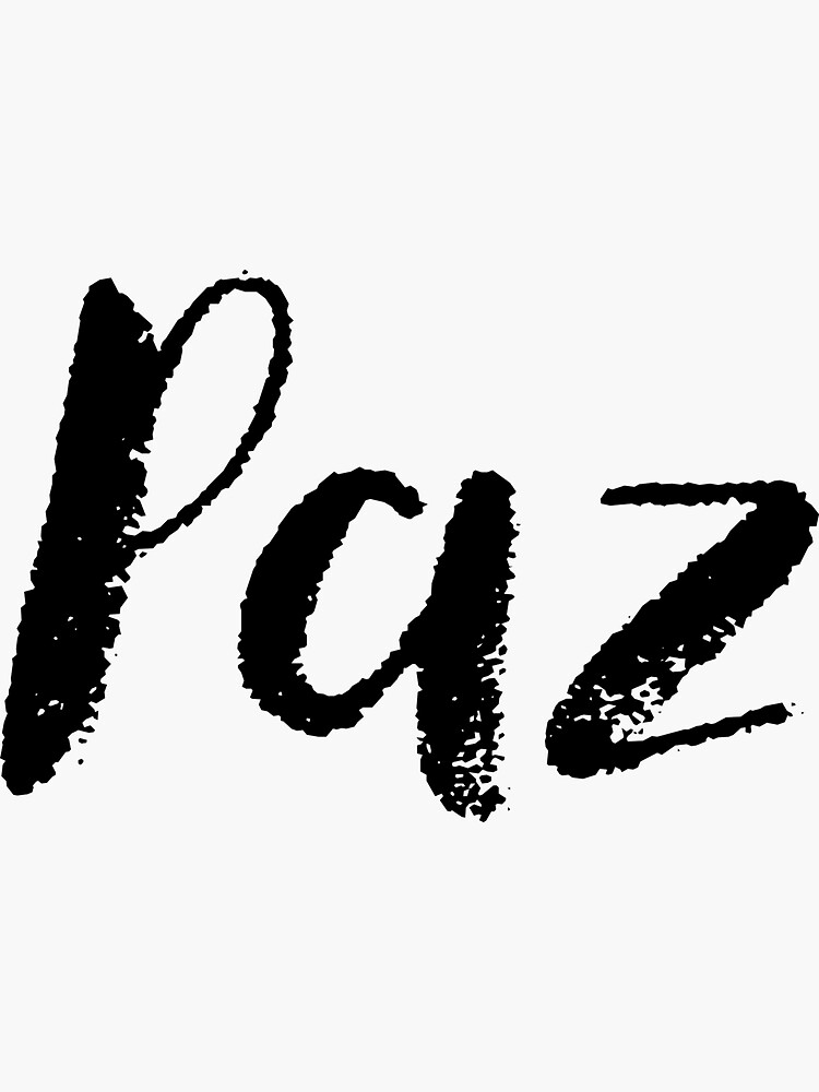 "Paz - Cute Names For Girls Stickers & Shirts" Sticker for Sale by ...