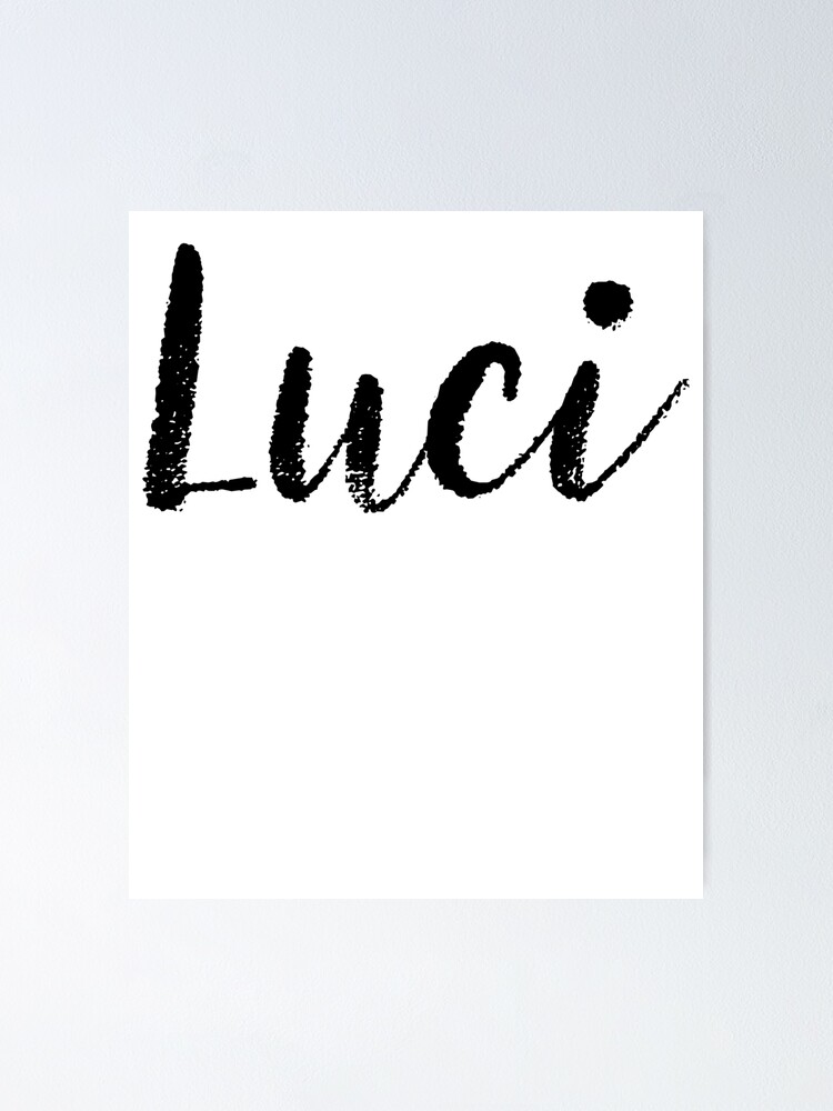 Póster «Luci - Nombres lindos de la muchacha para la hija de la esposa ...