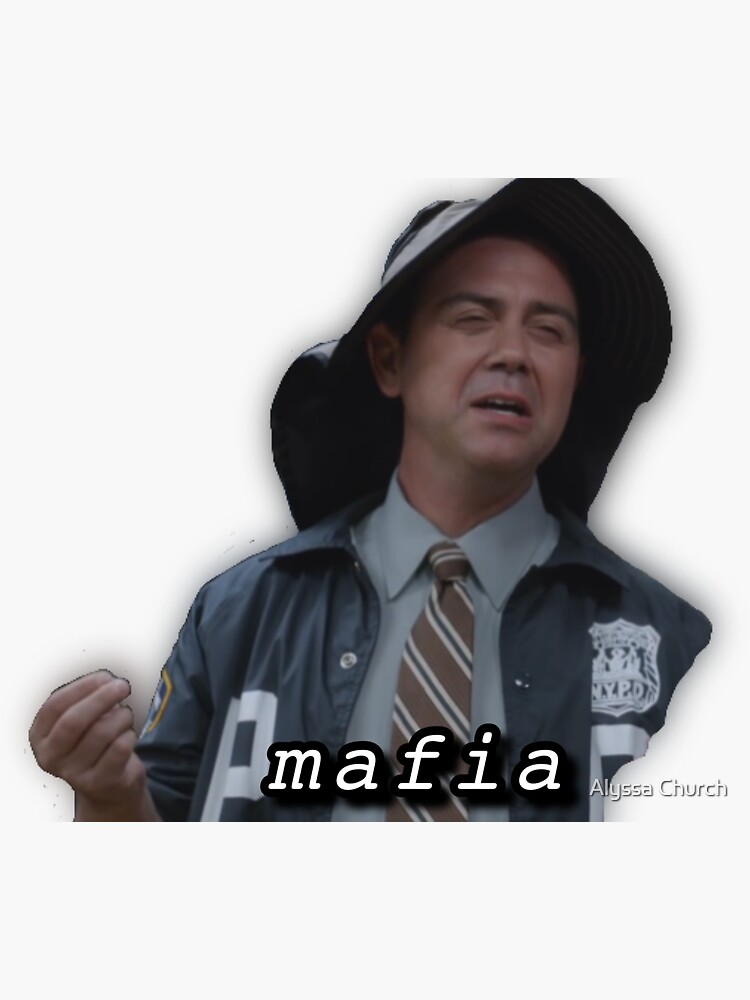 "Charles Boyle - Mafia" Sticker for Sale by alyssachurch123 | Redbubble