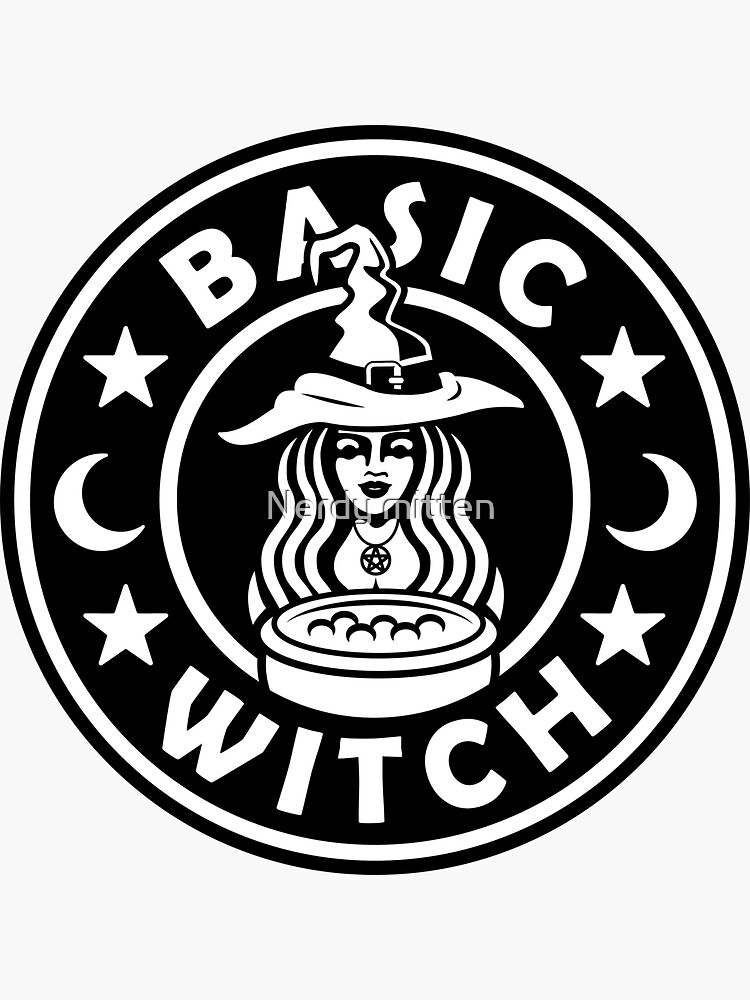 "Basic Witch" Sticker for Sale by J31Designs | Redbubble