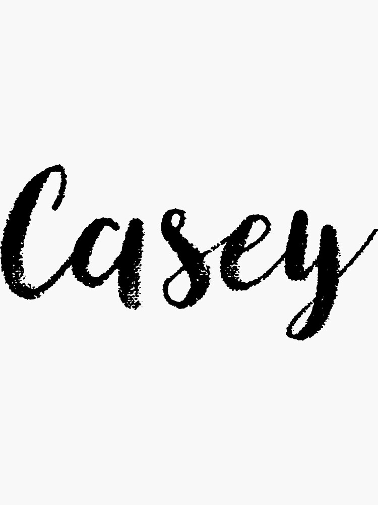 "Casey - Name Stickers Tees Birthday" Sticker for Sale by klonetx ...
