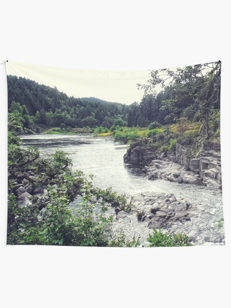 "Colliding Rivers Of Oregon" Tapestry for Sale by 2HivelysArt | Redbubble