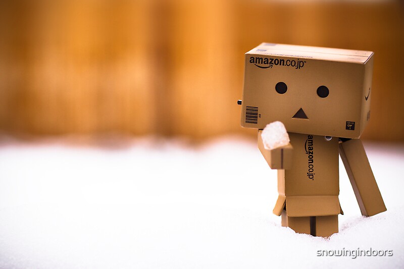 « danbo dans la neige » par snowingindoors | Redbubble