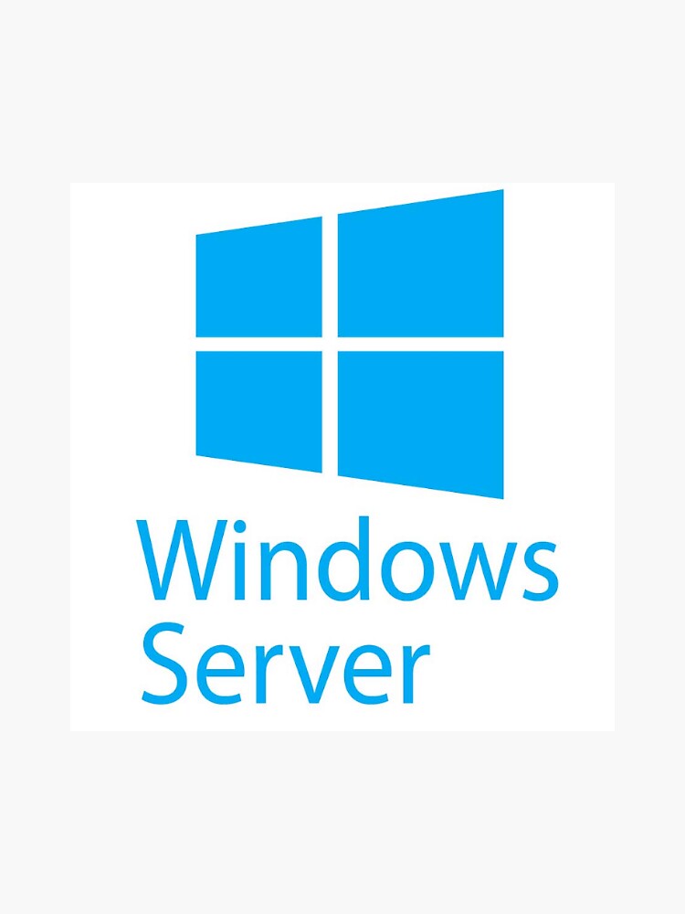 "Windows Server" Sticker by ProAdmin | Redbubble