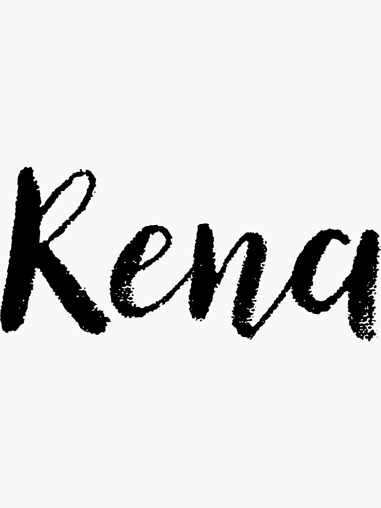 "Rena - Girl Names For Wives Daughters Stickers Tees" Sticker for Sale ...