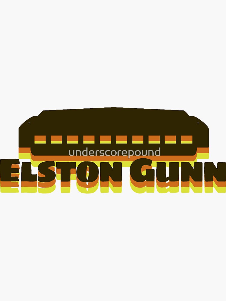 "Elston Gunn" Sticker by underscorepound | Redbubble