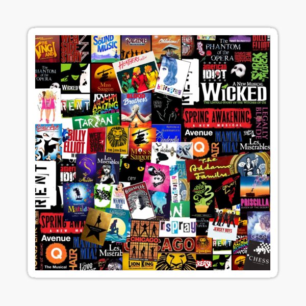 Broadway Stickers | Redbubble
