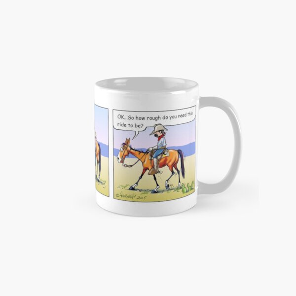 "Fergus the Horse: "Rough Rider" Comic Strip" Coffee Mug for Sale by ...