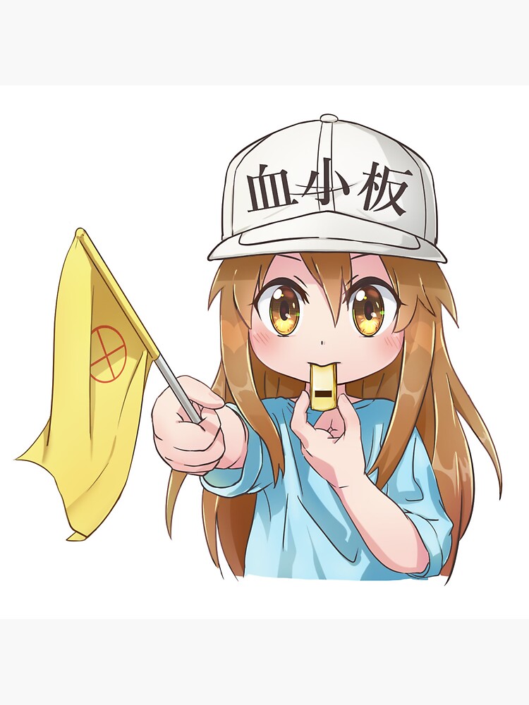 "Cells at work platelet" Sticker by lollox | Redbubble