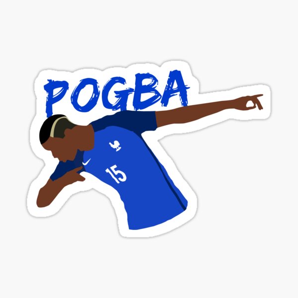 "Paul Pogba Cartoon/Digital Art Shirt & Phone Case!" Sticker for Sale ...