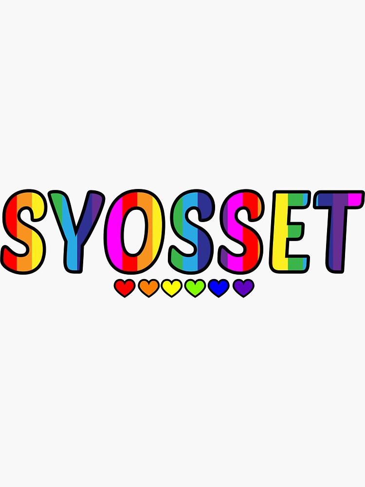 "Rainbow syosset" Sticker for Sale by AlexPrevor | Redbubble