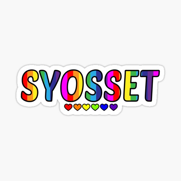"Rainbow syosset" Sticker for Sale by AlexPrevor | Redbubble