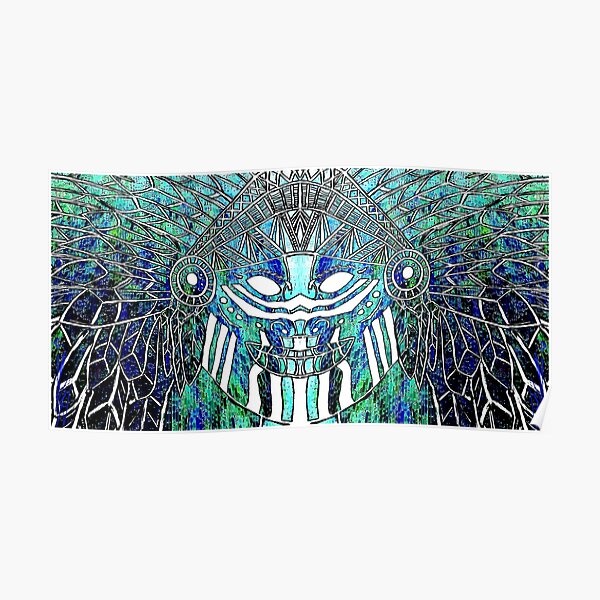 "Portrait of Chief Blue Jacket" Poster by Typcarroll | Redbubble