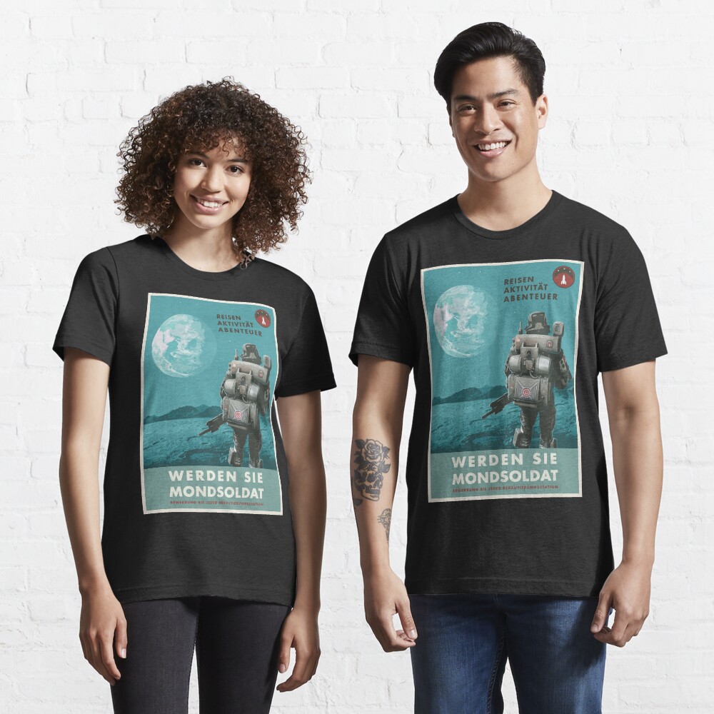 "Wolfenstein Propaganda Adventure Poster" T-shirt for Sale by ...