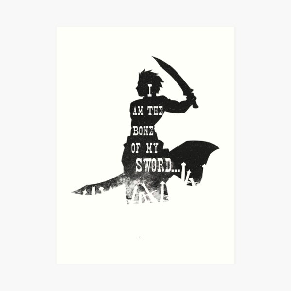 "EMIYA - I am the bone of my sword" Art Print for Sale by xEMIYA ...