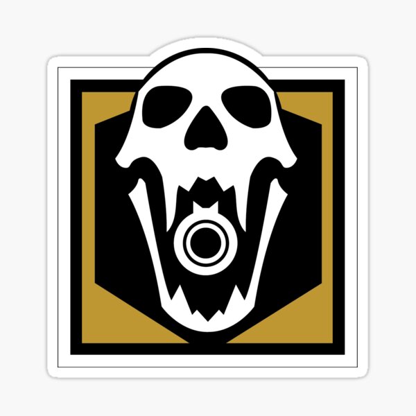 "RB6 Siege Blackbeard Icon - Fan Art " Sticker for Sale by boberttrelfa ...