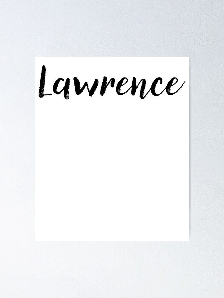 Póster «Lawrence - Nombres lindos de la muchacha para la hija de la ...