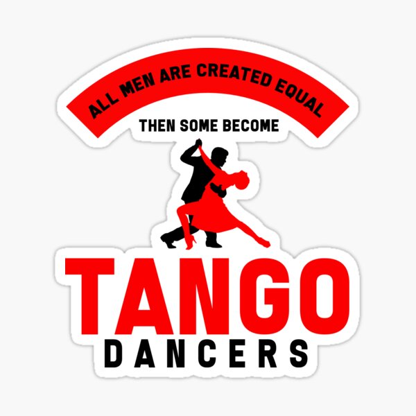 "Tango Dancers - Tango Dancers" Sticker for Sale by design2try | Redbubble