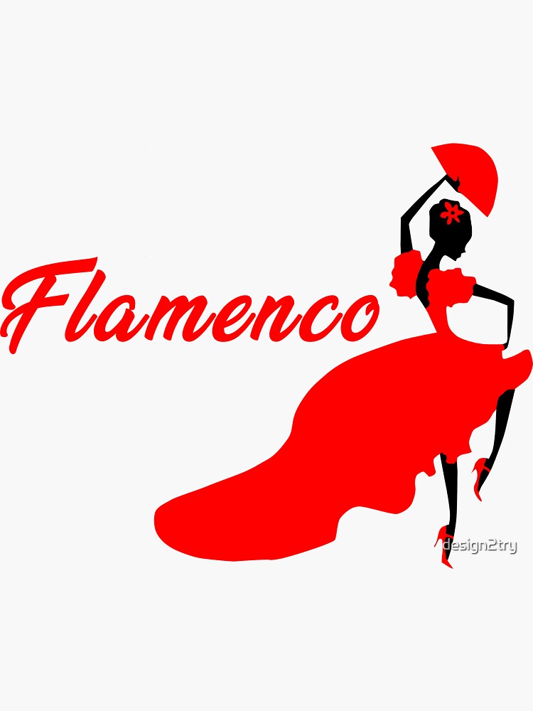 "flamenco" Sticker by design2try | Redbubble