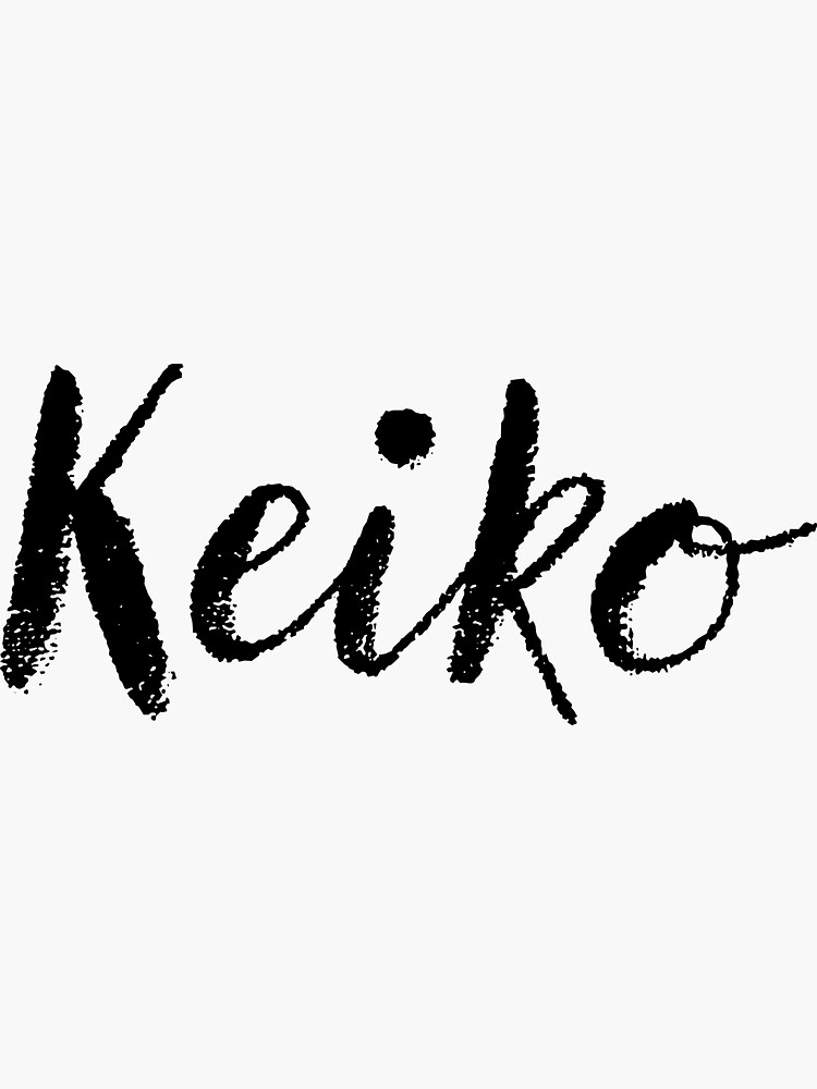 "Keiko - Custom Girl Name Gifts" Sticker for Sale by stamaigra | Redbubble