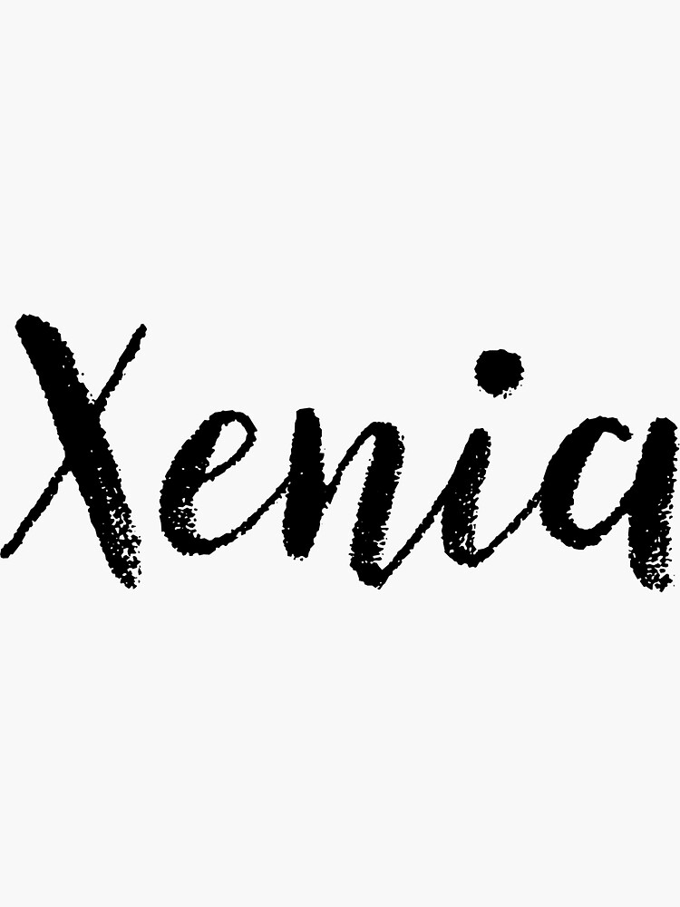 "Xenia - Cute Names For Girls Stickers & Shirts" Sticker by soapnlardvx ...