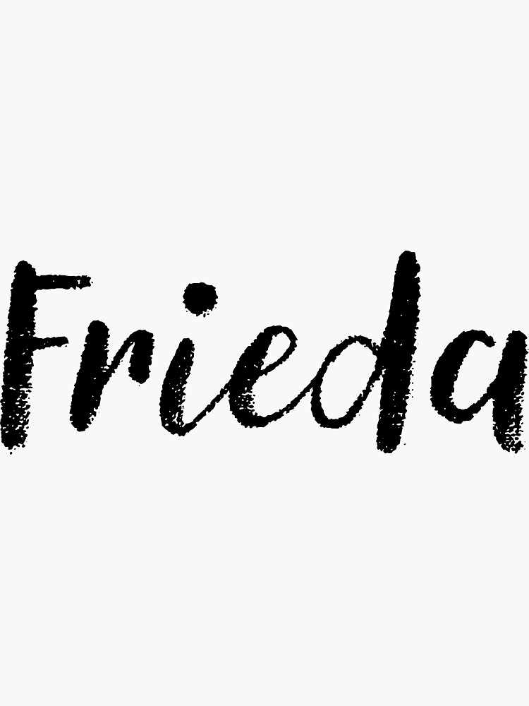 "Frieda - Name Stickers Tees Birthday" Sticker for Sale by klonetx ...