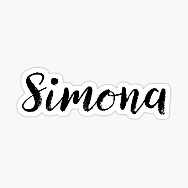 "Simona - Custom Wife Daughter Girl Stickers Shirts" Sticker for Sale ...