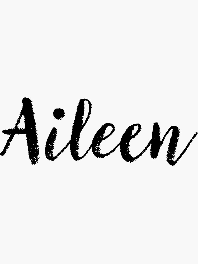 "Aileen - Name Stickers Tees Birthday" Sticker for Sale by klonetx ...