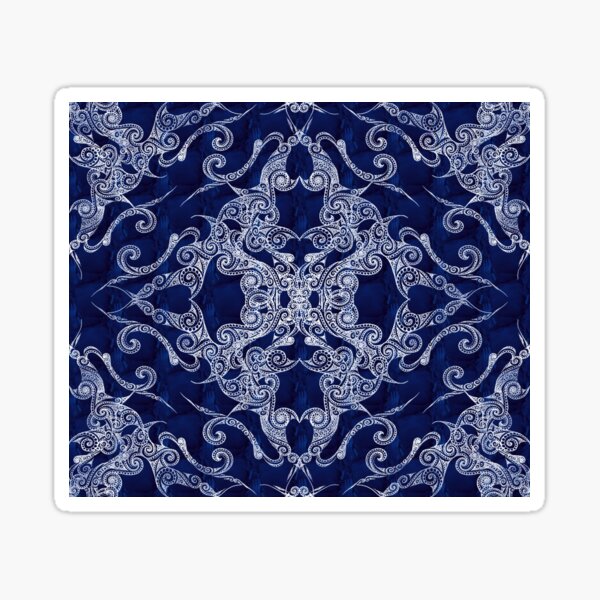 "Victorian Era royal blue" Sticker for Sale by pearlposition | Redbubble