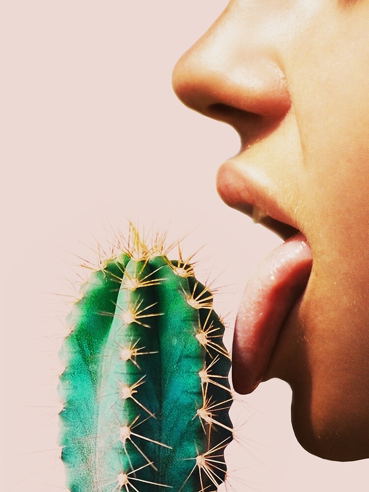 "Cacti, Lips, Face, Pink, Woman, Girl, Fashion art, Fashion print ...