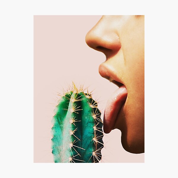 "Cacti, Lips, Face, Pink, Woman, Girl, Fashion art, Fashion print ...