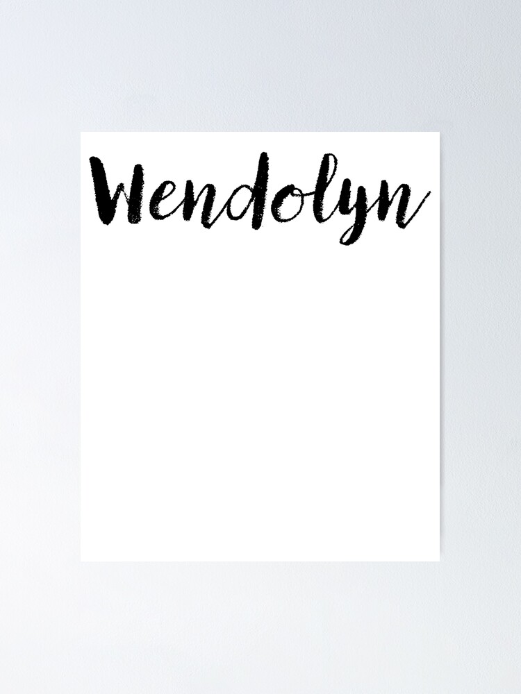Póster «Wendolyn - Nombres lindos de la muchacha para la hija de la ...