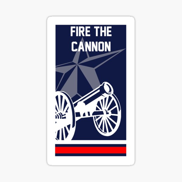 "Fire the Cannon" Sticker for Sale by khaosdesigns | Redbubble