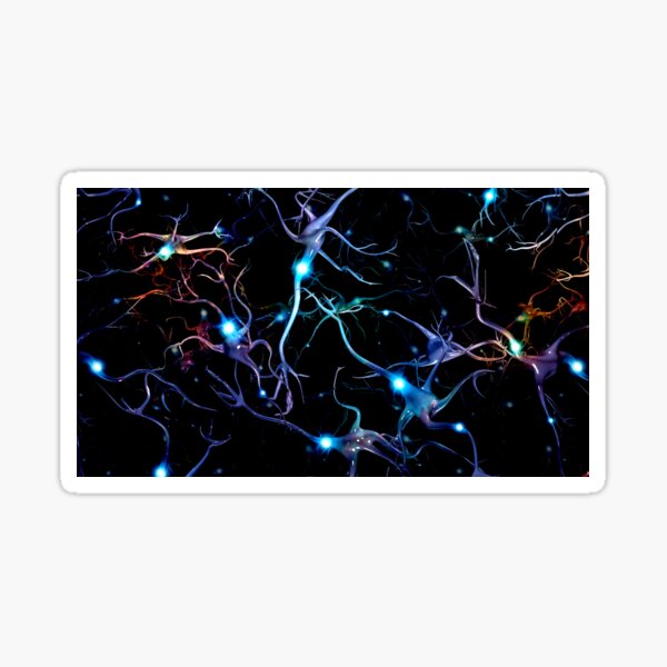 "Neurons" Sticker for Sale by rolffimages | Redbubble